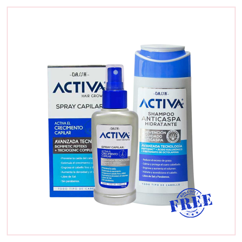 Bassa Activa Spray Capilar 120ml Gratis Shampoo Anticaspa Farmacia Bassa Activa Spray Capilar 120ml Gratis Shampoo Anticaspa Farmacia